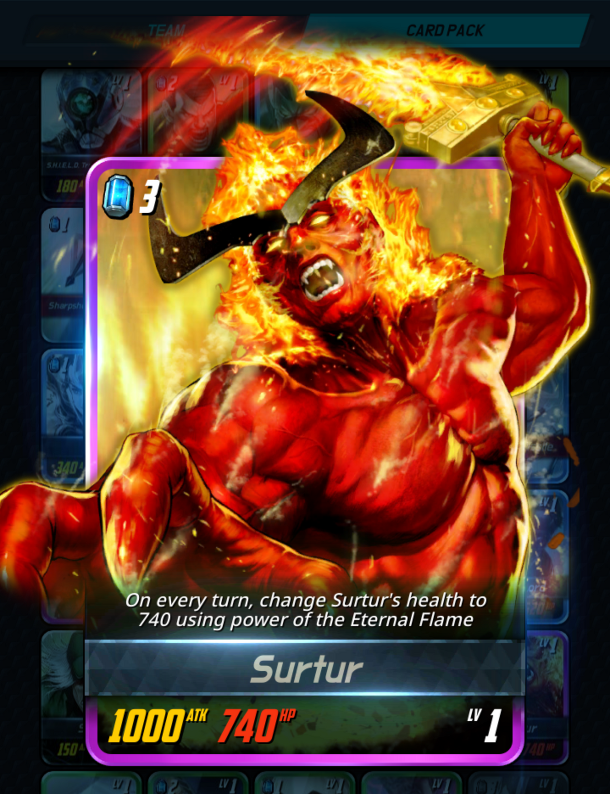 Surtur | Marvel Battle Lines Wiki | Fandom