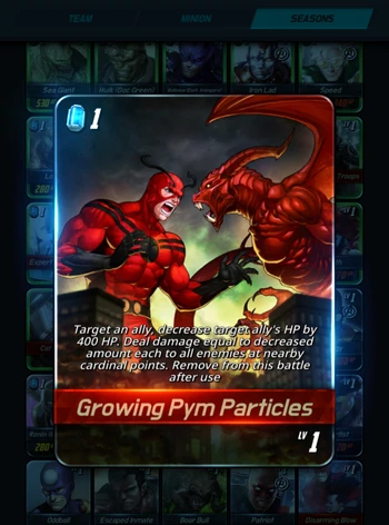 Growing Pym Particles | Marvel Battle Lines Wiki | Fandom