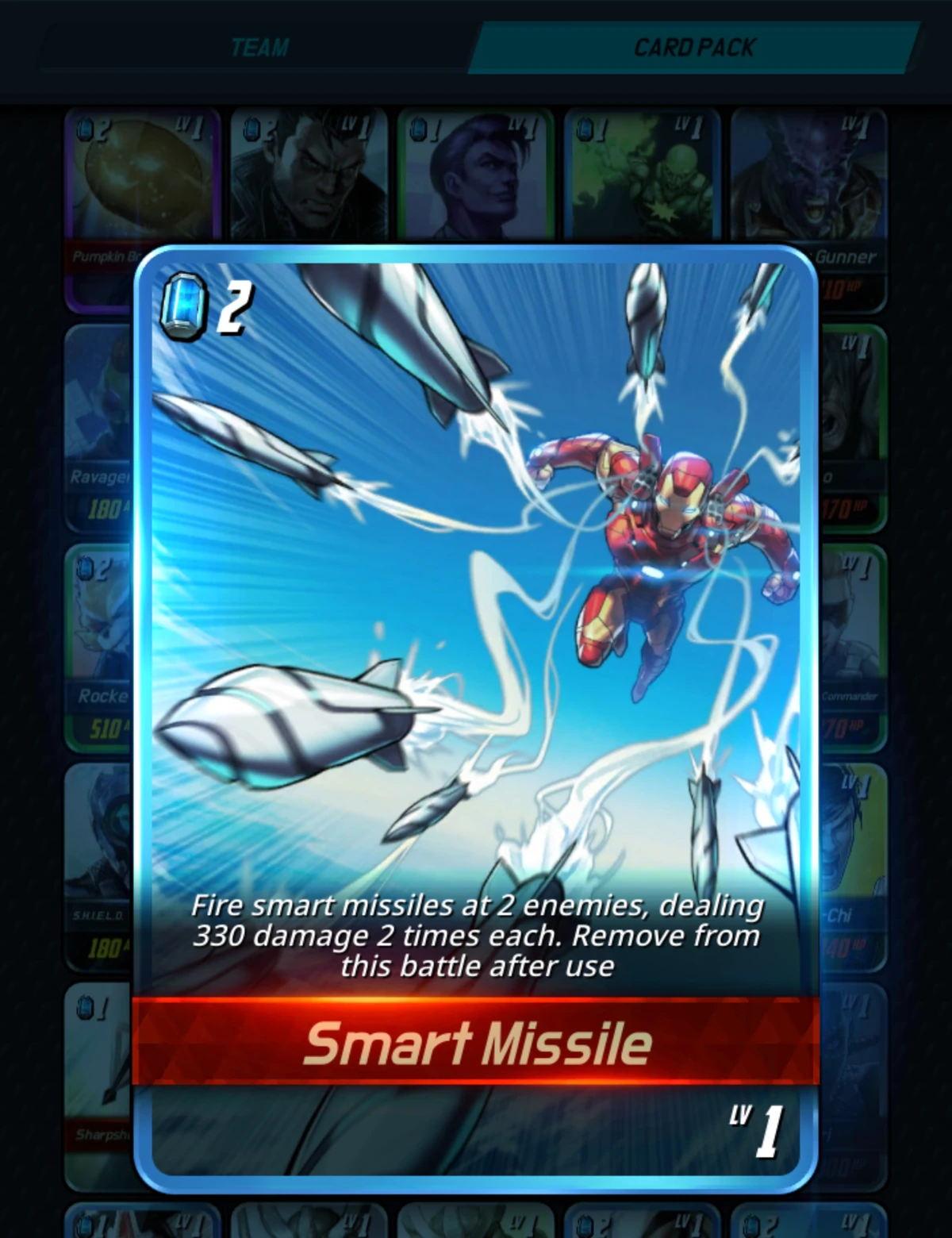Smart Missile | Marvel Battle Lines Wiki | Fandom