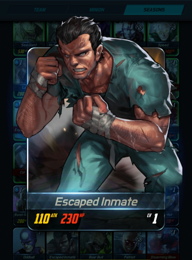 Escaped Inmate | Marvel Battle Lines Wiki | Fandom