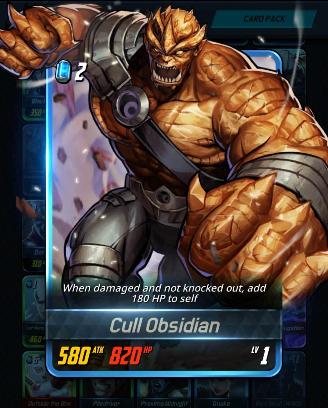 Cull Obsidian | Marvel Battle Lines Wiki | Fandom