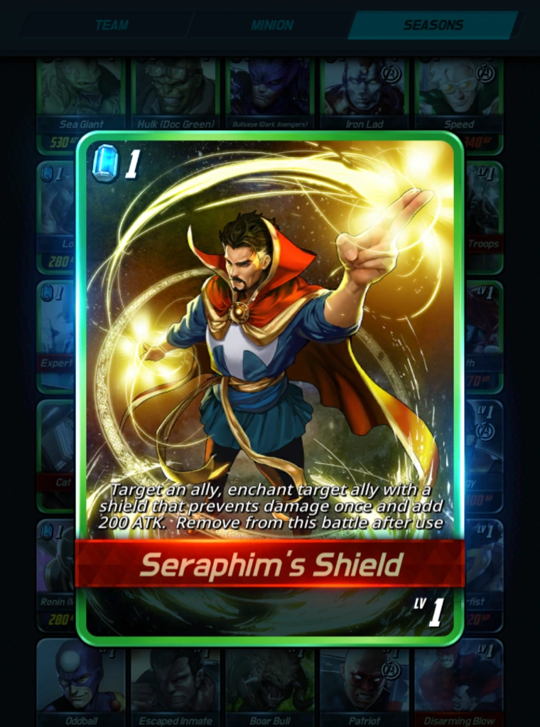 Seraphim's Shield | Marvel Battle Lines Wiki | Fandom