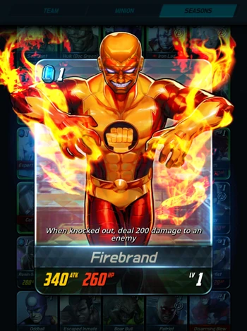 Firebrand | Marvel Battle Lines Wiki | Fandom