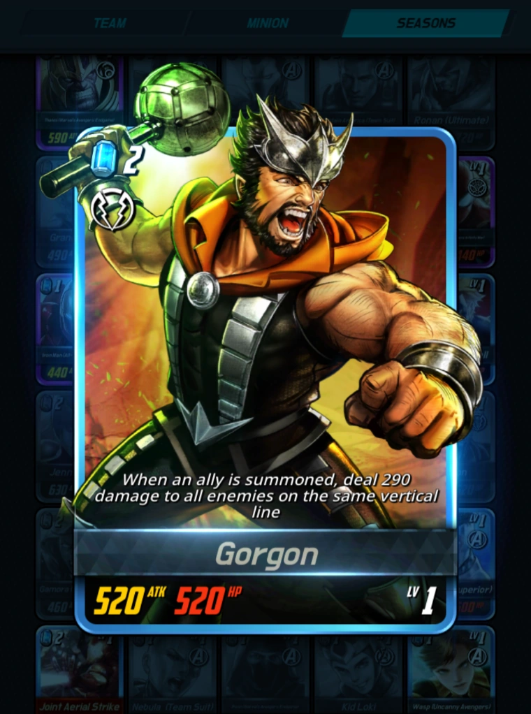 Gorgon | Marvel Battle Lines Wiki | Fandom