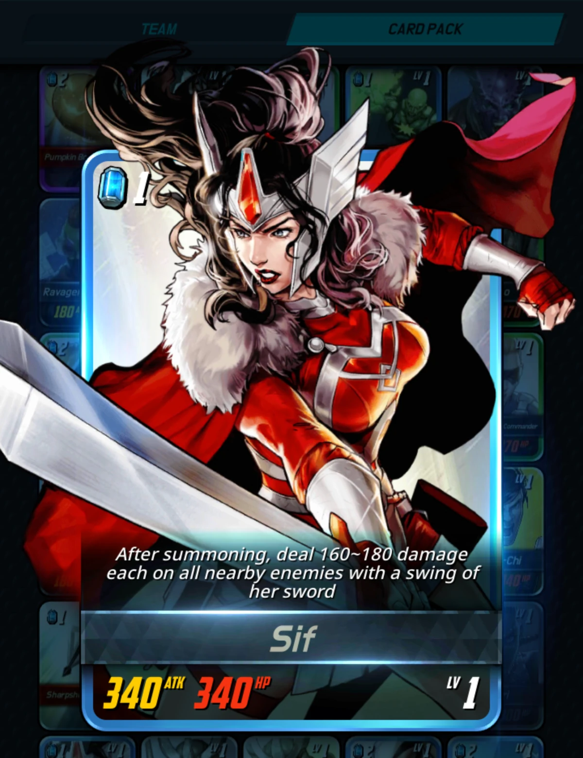 Sif | Marvel Battle Lines Wiki | Fandom