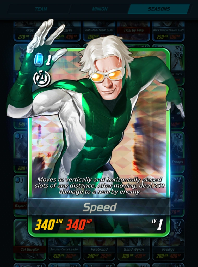 Speed | Marvel Battle Lines Wiki | Fandom