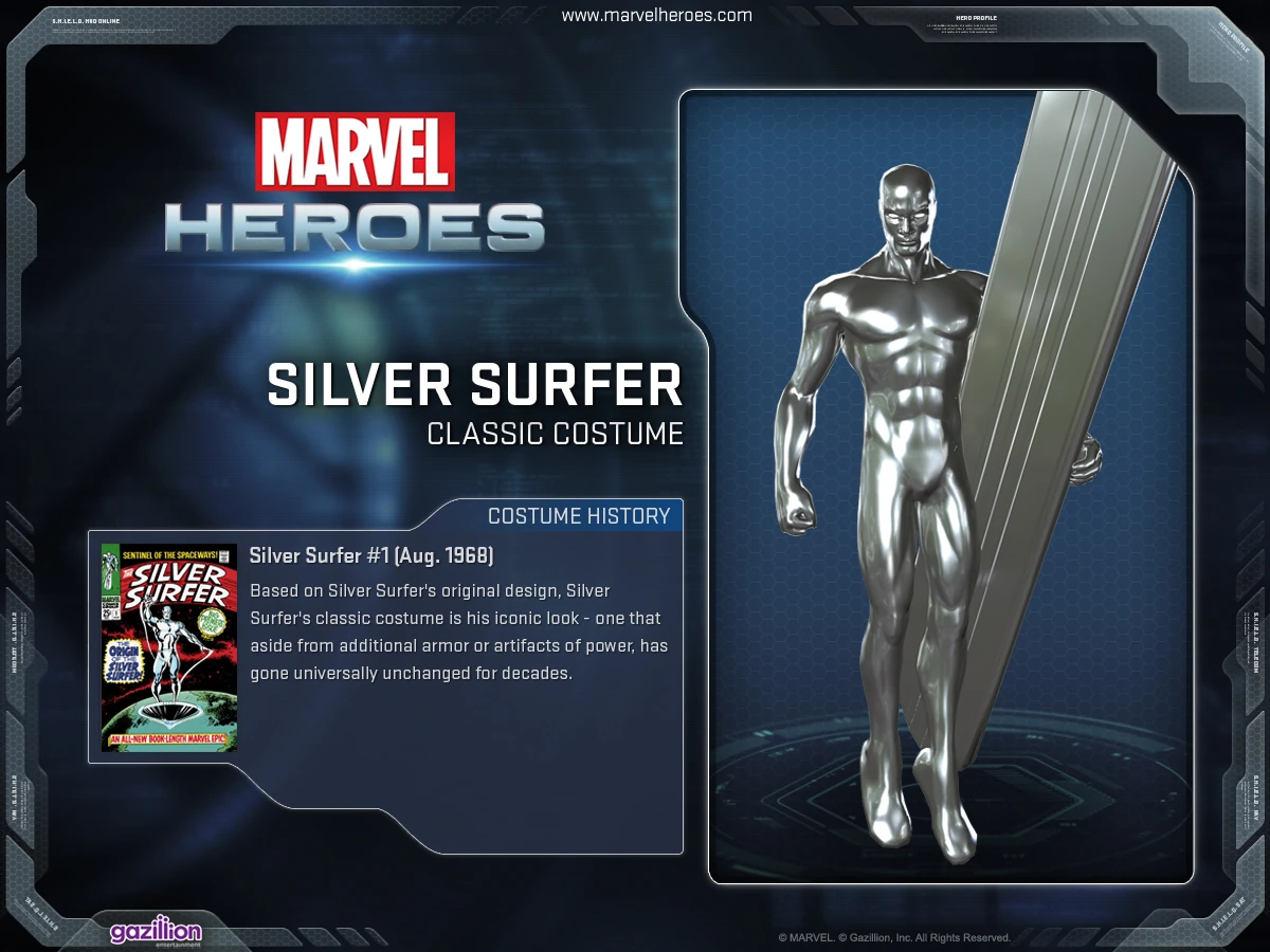 Silver Surfer / Trajes | Wiki Marvel Heroes Español | Fandom