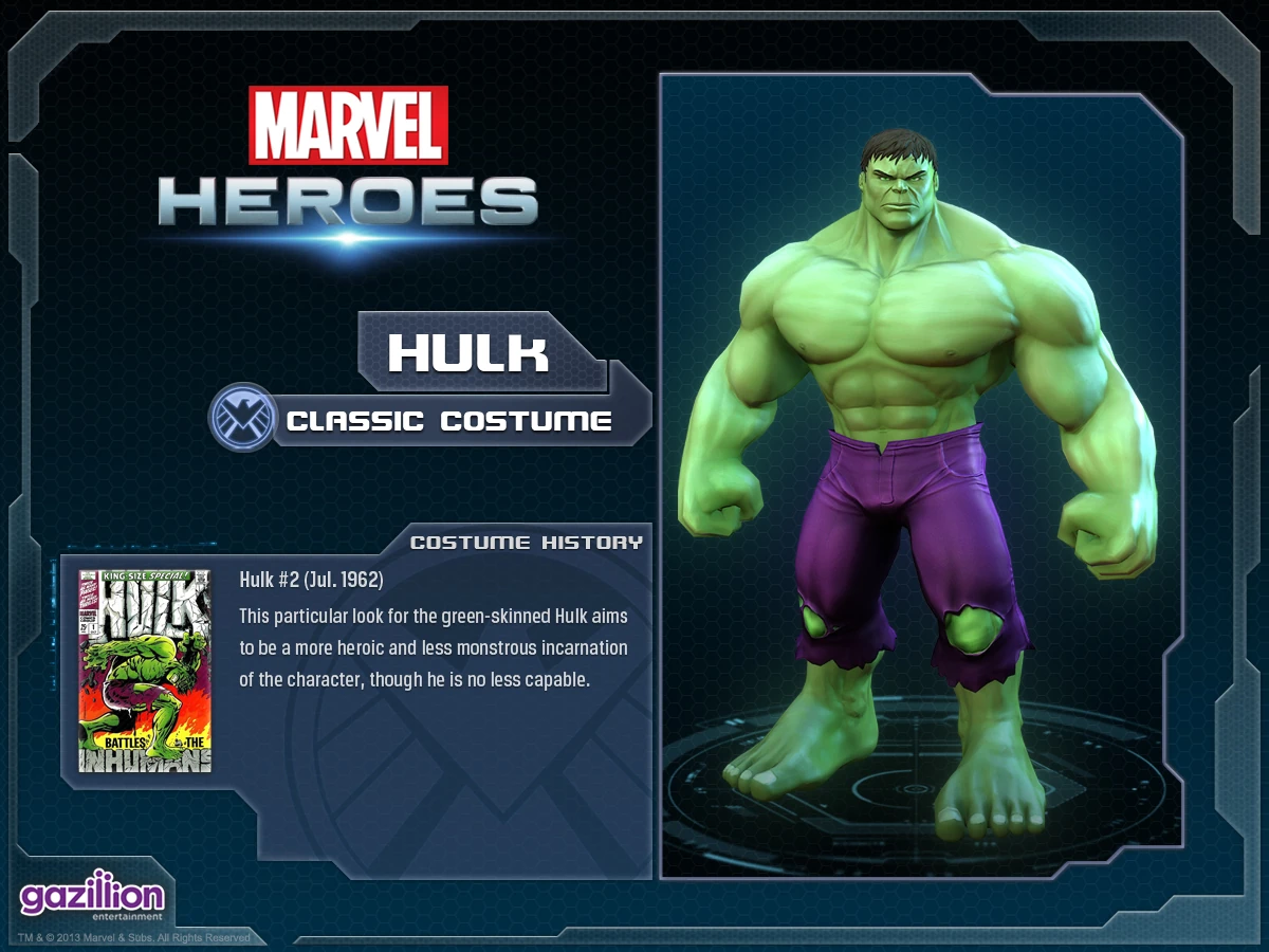 Hulk / Trajes | Wiki Marvel Heroes Español | Fandom