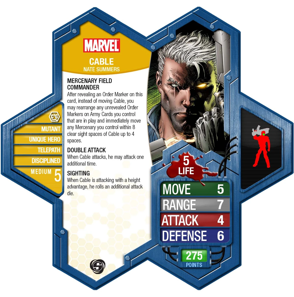 Cable | Marvel Heroscape Wiki | Fandom