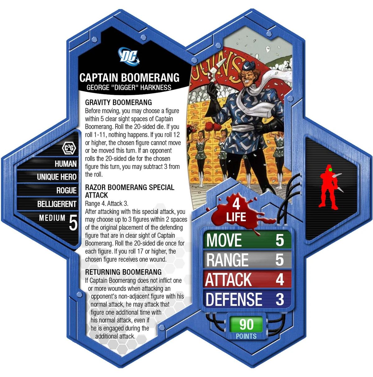 Captain Boomerang | Marvel Heroscape Wiki | Fandom