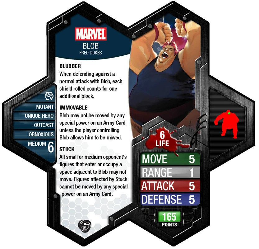 Blob | Marvel Heroscape Wiki | Fandom