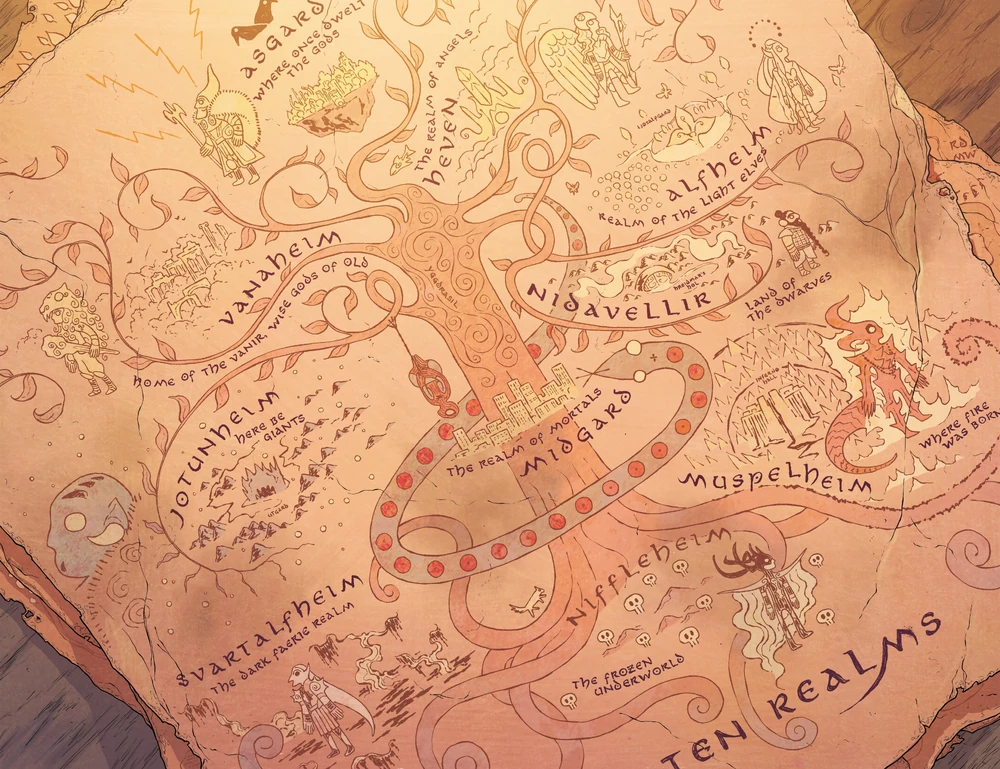 The Nine Realms | Marvel Knights Wiki | Fandom