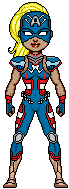 Captain America (Roberta Mendez) | Marvel-Microheroes Wiki | Fandom