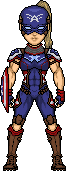 Captain America (Roberta Mendez) | Marvel-Microheroes Wiki | Fandom