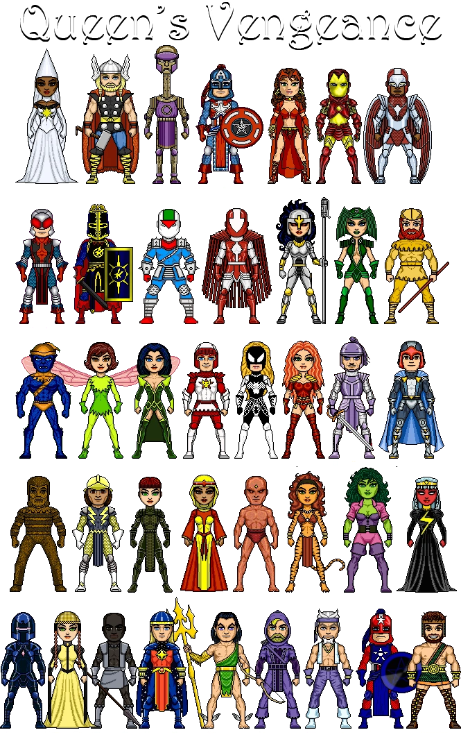 Category:Queen's Vengeance | Marvel-Microheroes Wiki | Fandom