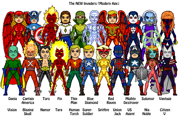 Category:Invaders | Marvel-Microheroes Wiki | Fandom