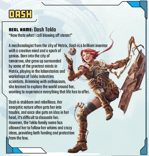 Dash | CMON United Wiki | Fandom