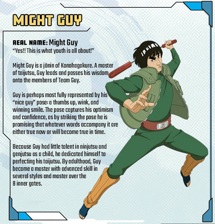Might Guy | CMON United Wiki | Fandom