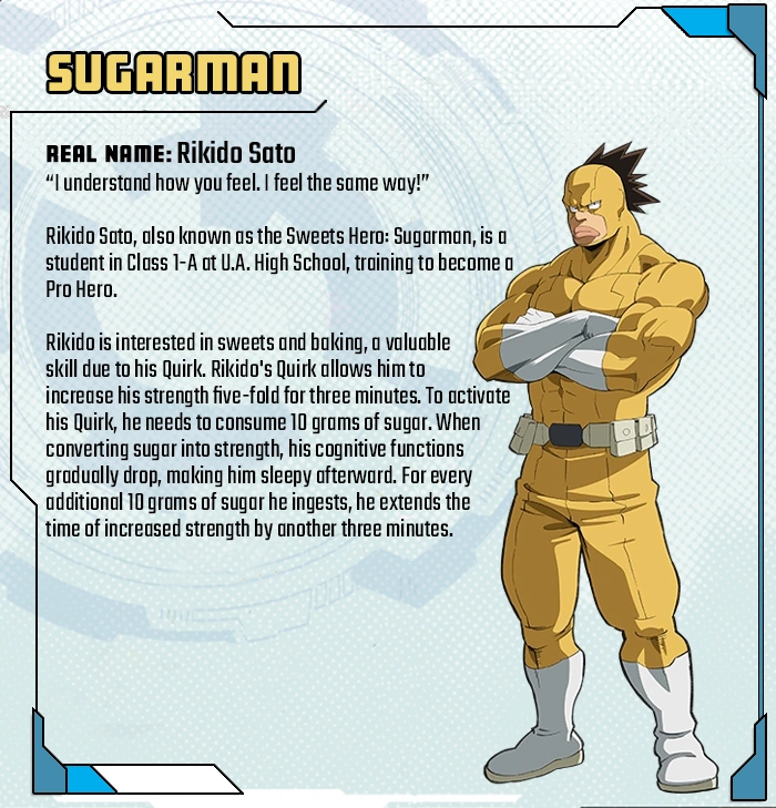 Sugarman (My Hero Academia) | CMON United Wiki | Fandom