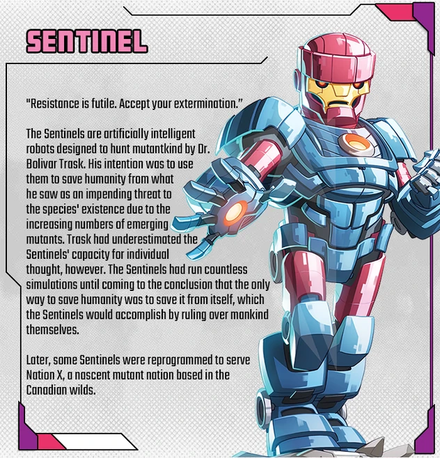 Sentinel MvC | CMON United Wiki | Fandom