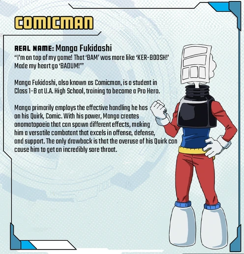 Comicman | CMON United Wiki | Fandom