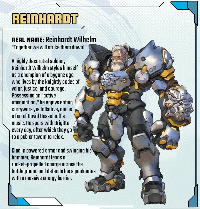 Reinhardt | CMON United Wiki | Fandom