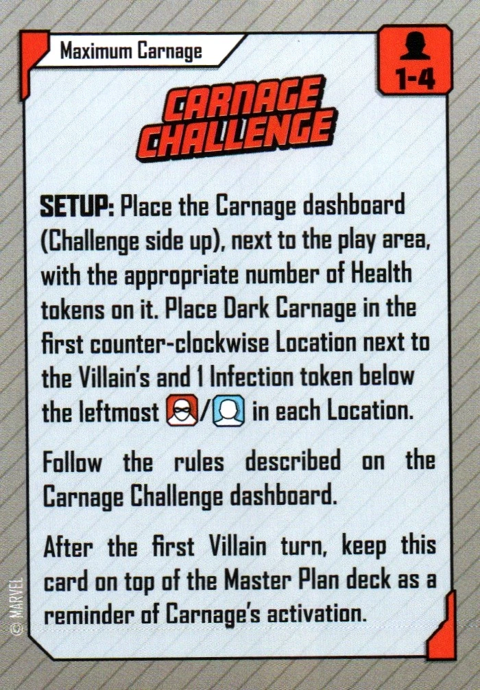 Carnage (Challenge) | CMON United Wiki | Fandom