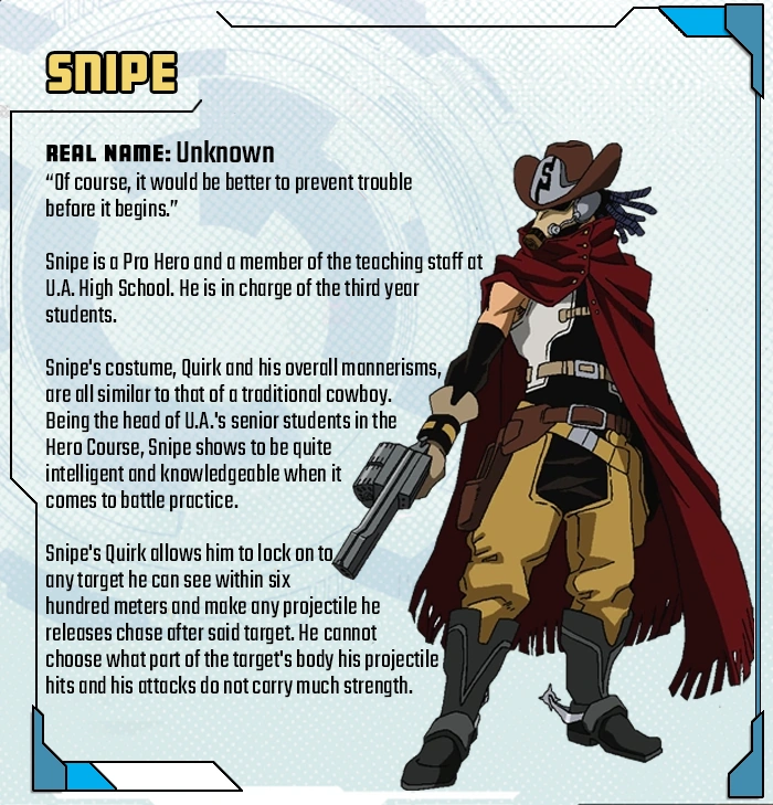 Snipe | CMON United Wiki | Fandom