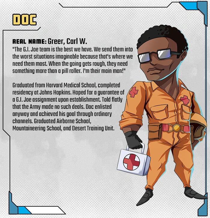 Doc | CMON United Wiki | Fandom