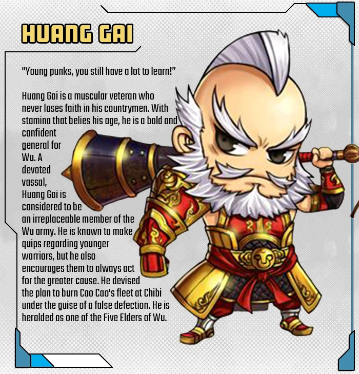 Huang Gai | CMON United Wiki | Fandom