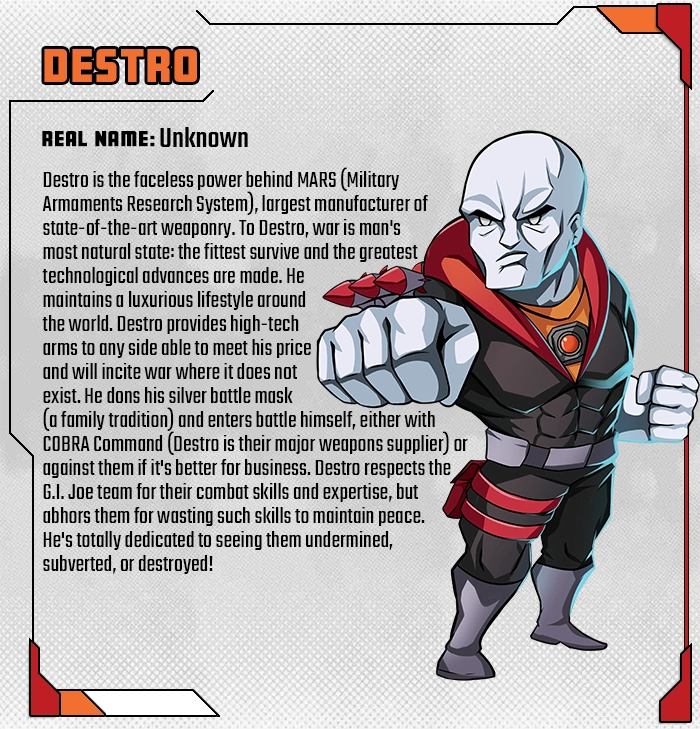 Destro | CMON United Wiki | Fandom
