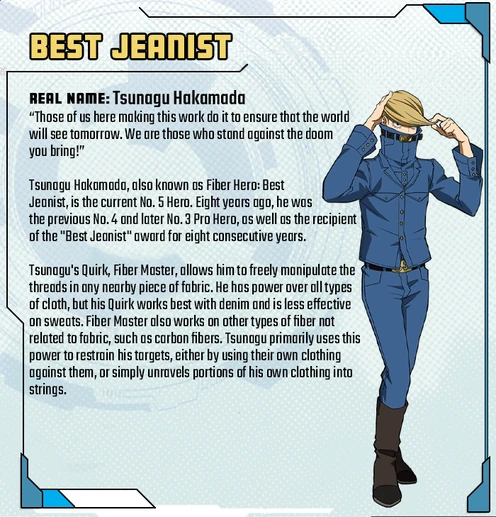 Best Jeanist | CMON United Wiki | Fandom