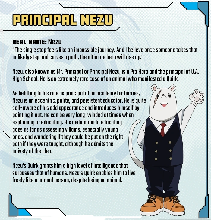 Principal Nezu | CMON United Wiki | Fandom