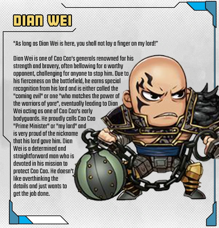 Dian Wei | CMON United Wiki | Fandom