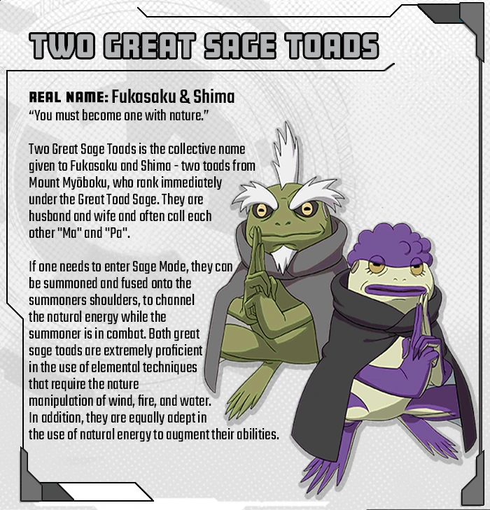 Two Great Sage Toads | CMON United Wiki | Fandom