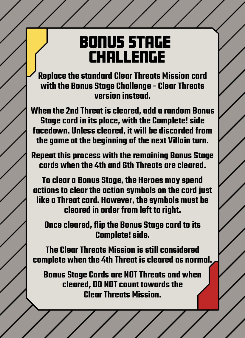 Bonus Stage Challenge | CMON United Wiki | Fandom