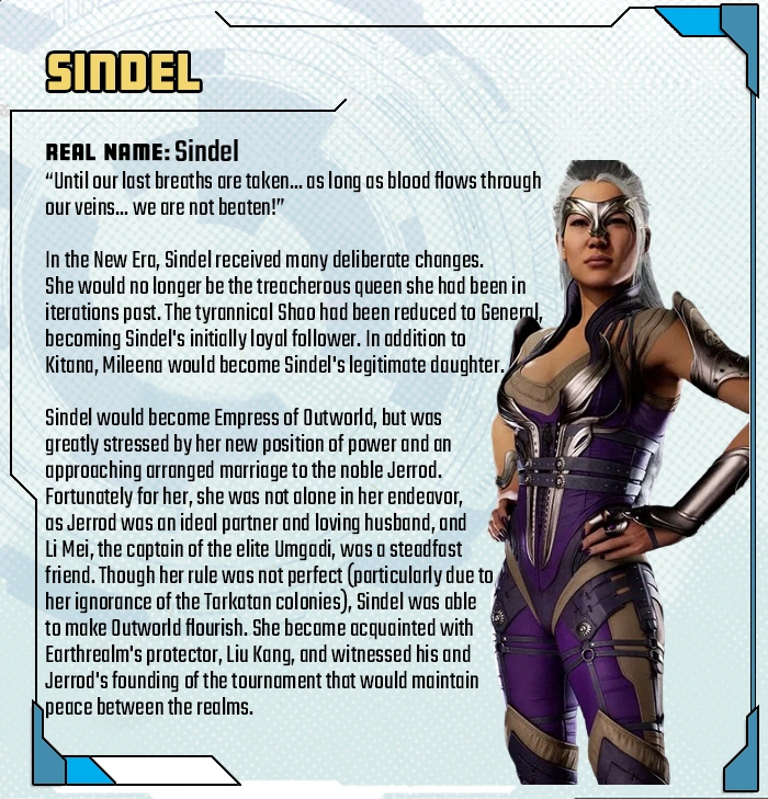 Sindel | CMON United Wiki | Fandom