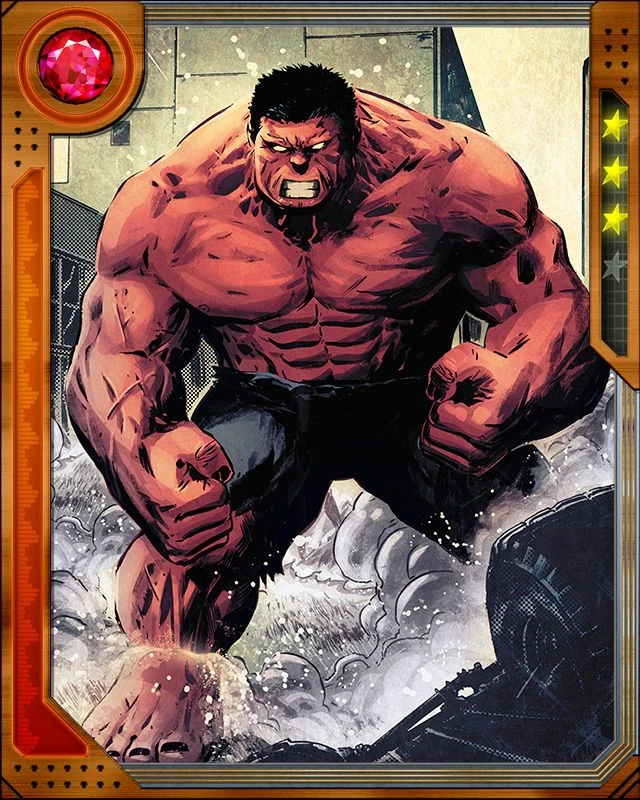 [Focused Fury] Red Hulk | Marvel: War of Heroes Wiki | Fandom