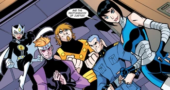 Brotherhood of Justice (Teen Titans TV Series: Wrong Place, Wrong Time ...