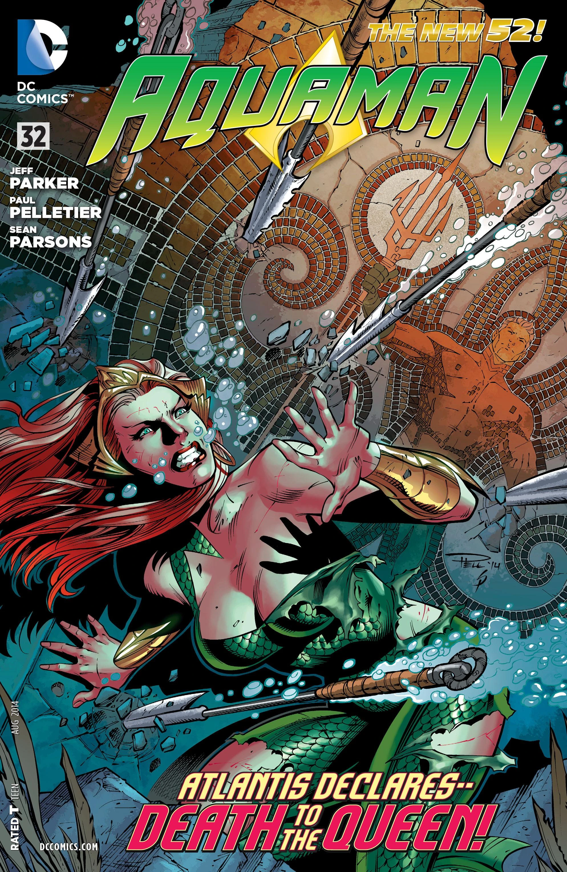 Aquaman New 52 Covers
