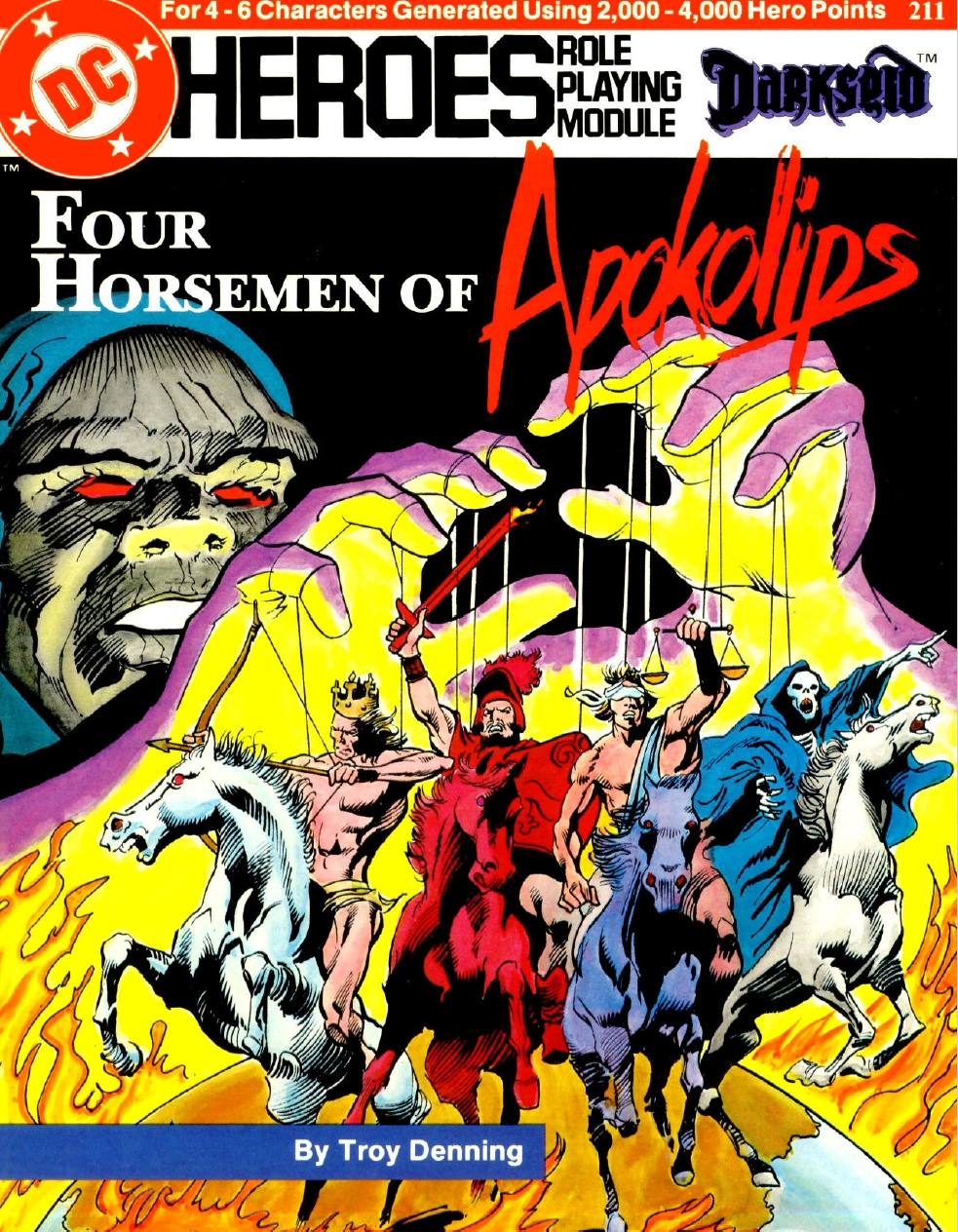 Four Horsemen of Apokolips (DC Heroes Roleplaying Game Module) | DC Database | Fandom