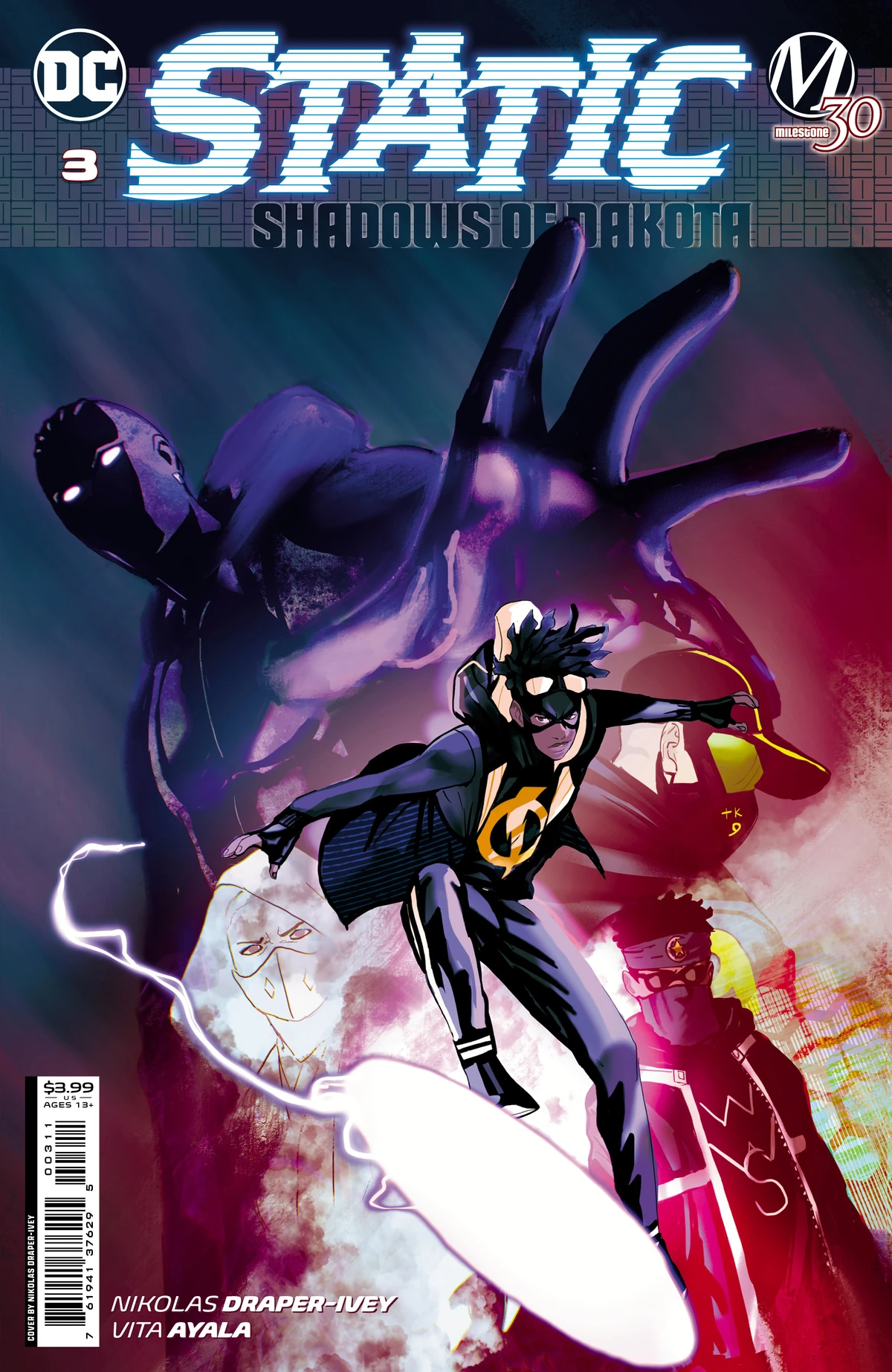Static: Shadows of Dakota Vol 1 3 | DC Database | Fandom