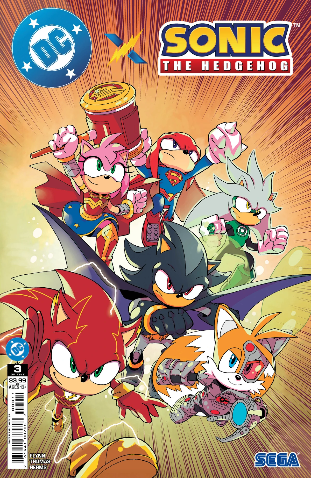 DC x Sonic the Hedgehog Vol 1 3 | DC Database | Fandom