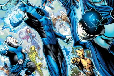blue lantern ring wallpaper