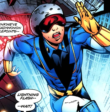 Well-Spoken Sonic Lightning Flash (New Earth) | DC Database | Fandom