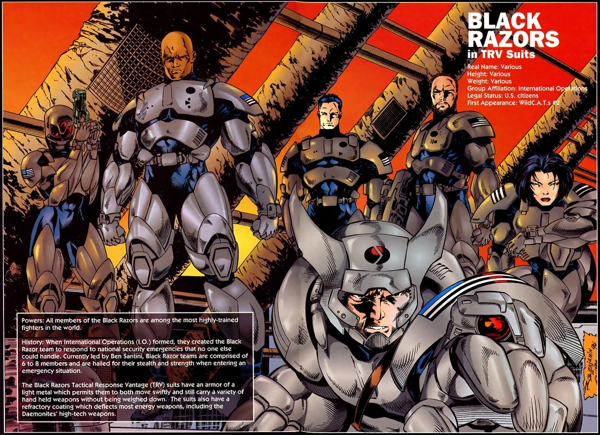 Black Razors (Wildstorm Universe) | DC Database | Fandom