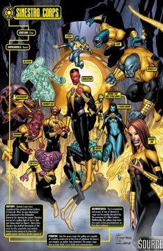 dc yellow lantern sinestro