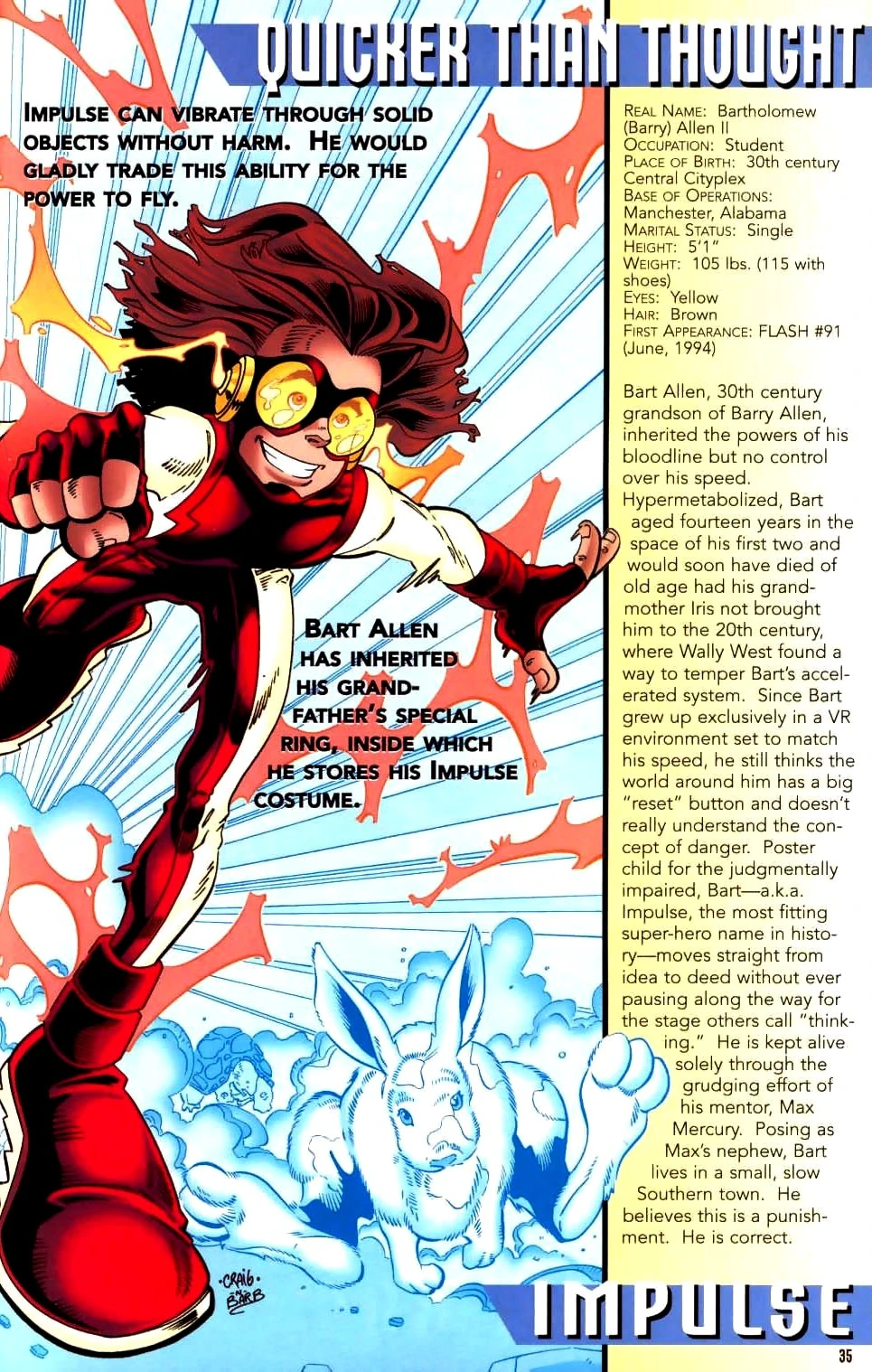 Impulse Bart Allen Symbol