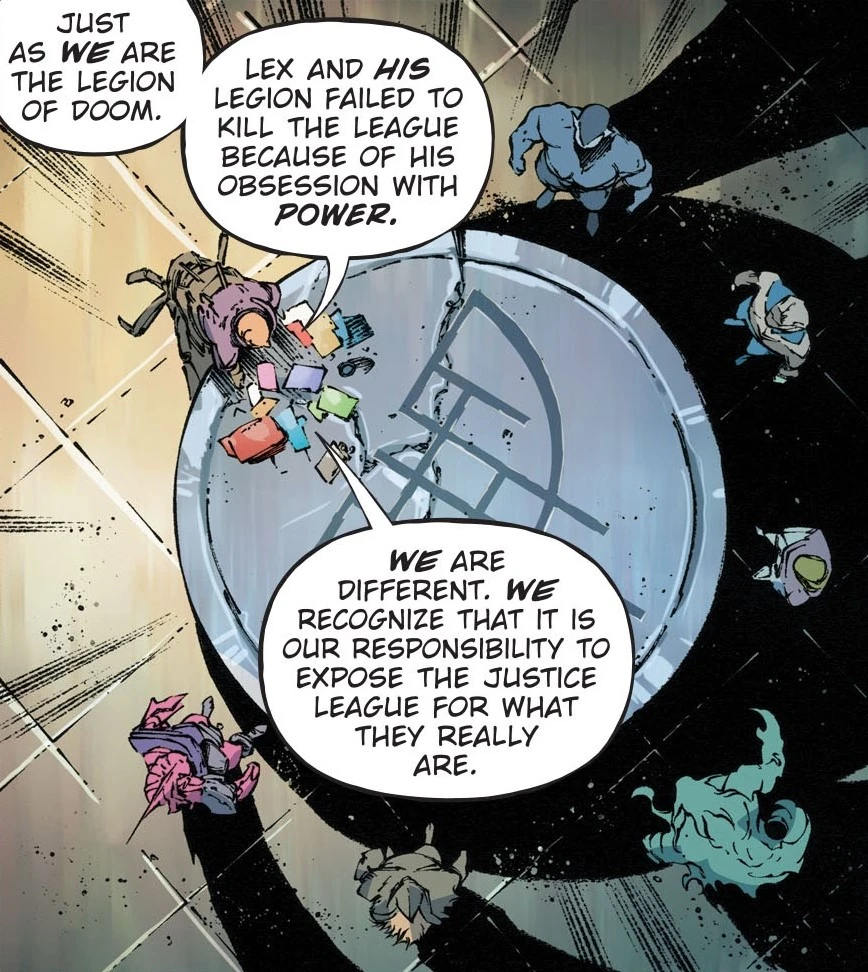 legion of doom coloring book pages