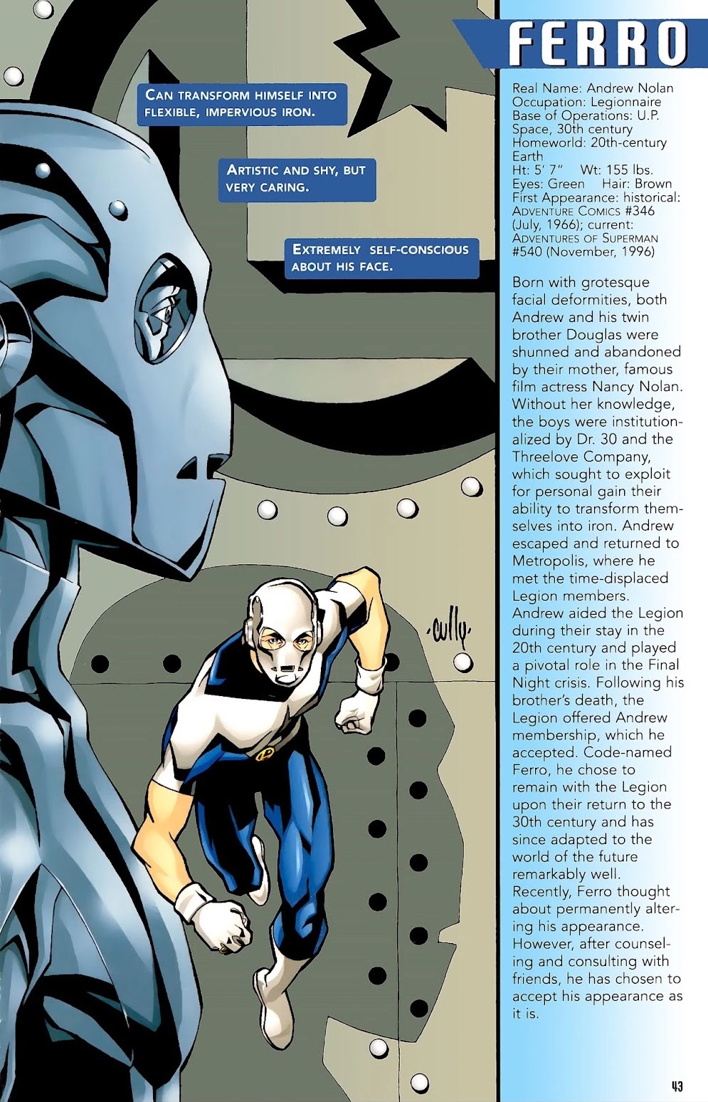 Andrew Nolan (Post-Zero Hour) | DC Database | Fandom